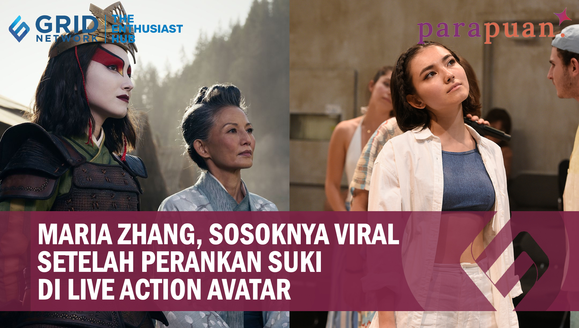 Video: Inilah Maria Zhang, Sosok Suki yang Viral di Live Action Avatar The Last Airbender
