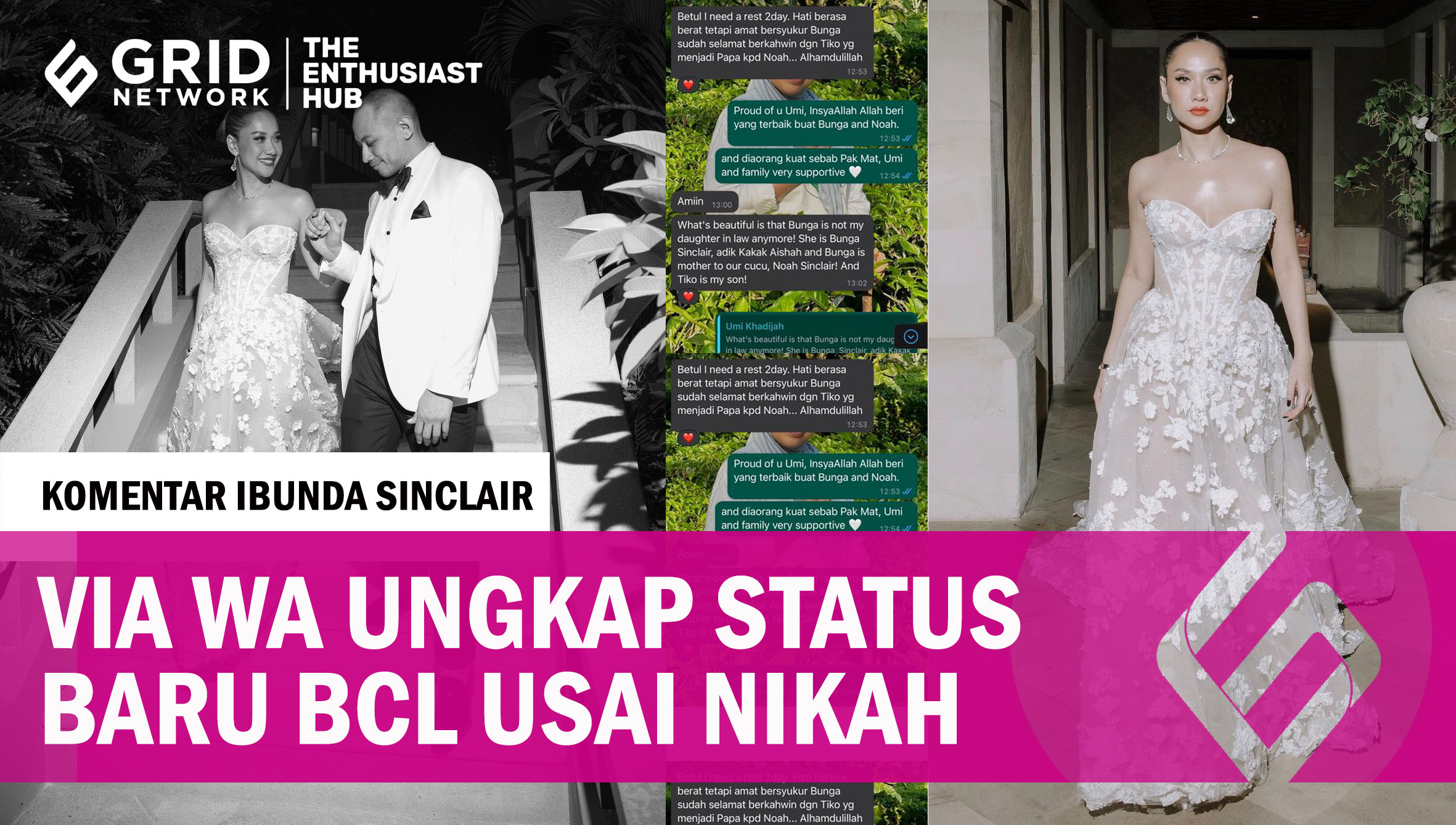 Video: IBUNDA ASHRAF SINCLAIR TAK LAGI SEBUT BCL MENANTU, INI STATUS ...
